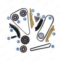 China Plastic PA66 / PA46 Timing Chain Kit For Defender Diesel AJ20D6 3.0T 20- for sale