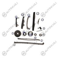 China Plastic PA66 / PA46 Timing Chain Kit For Pick-up  Petrol G54B 2.6L 86-90 for sale