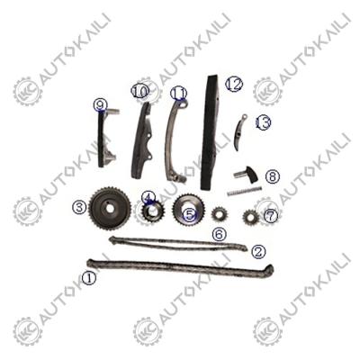 China Plastic PA66 / PA46 Timing Chain Kit For Pick-up  Petrol G54B 2.6L 86-90 for sale