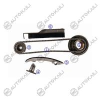 China Plastic PA66 / PA46 Timing Chain Kit For L200 4WD Diesel 4M40T 2.8L 03-06 for sale