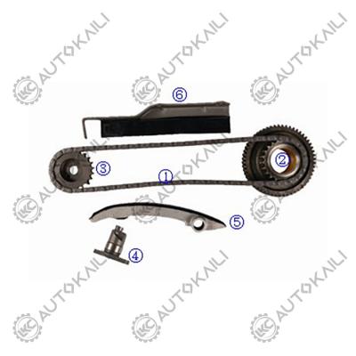 China Plastic PA66 / PA46 Timing Chain Kit For L200 4WD Diesel 4M40T 2.8L 03-06 for sale
