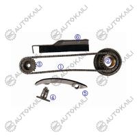 China Plastic PA66 / PA46 Timing Chain Kit For L200 4WD Diesel 4M40T 2.8L 03-06 for sale