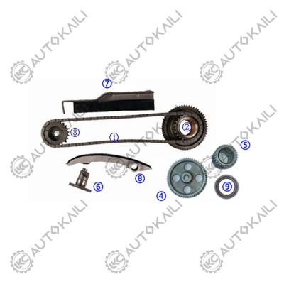 China Plastic PA66 / PA46 Timing Chain Kit For L200 4WD Diesel 4M40T 2.8L 03-06 for sale