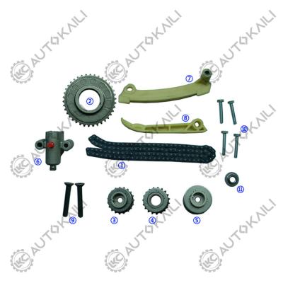 China Plastic PA66 / PA46 Timing Chain Kit For 900ii Petrol B204i 2.0L 93-98 for sale
