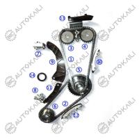 China Timing Chain Kit For ACC10 D4FA 1.4/1.5/1.6 CRDi for sale
