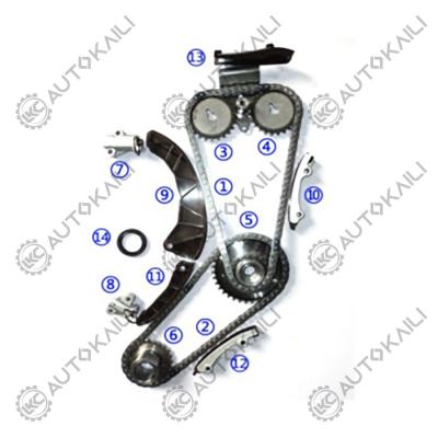 China Timing Chain Kit For ACC10 D4FA 1.4/1.5/1.6 CRDi for sale