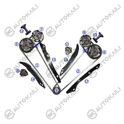 China Timing Chain Kit For FORD 302CU. IN. V8 GAS DOHC Petrol Coyote 5.0L  13-15 for sale