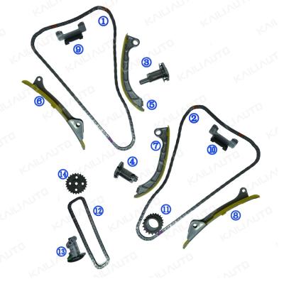 China Plastic PA66 / PA46 Timing Chain Kit For Hyundai Genesis G80 V8 G8BE 5.0L17-20 for sale