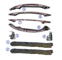China Plastic PA66 / PA46 Timing Chain Kit For INFINITI QX56 VK56DE V8 5.6L 5552cc 04-06 for sale