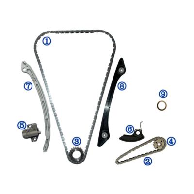 China Plastic PA66 / PA46 Timing Chain Kit For MAZDA 2.0L IVCT TURBO 2012-2015 for sale