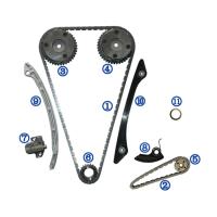 China Plastic PA66 / PA46 Timing Chain Kit For MAZDA 2.0L IVCT TURBO 2012-2015 for sale