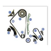 China Plastic PA66 / PA46 Timing Chain Kit For MAZDA 3 Sky Active Diesel 2.2L 13-16 for sale