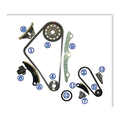 China Plastic PA66 / PA46 Timing Chain Kit For MAZDA 3 Sky Active Diesel 2.2L 13-16 for sale