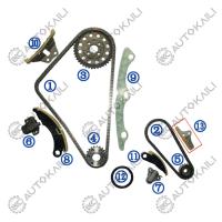 China Timing Chain Kit For MAZDA 3 Sky Active Diesel 2.2L 07-13 for sale