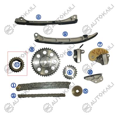 China Plastic PA66 / PA46 Timing Chain Kit For MAZDA  CX-5 KE Diesel SHY4/SHY6 2.2L 12-18 for sale