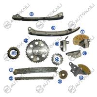 China Plastic PA66 / PA46 Timing Chain Kit For MAZDA CX-5 KF Diesel SHY6 2.2L 17-18 for sale