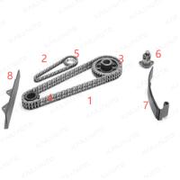 China Plastic PA66 / PA46 Timing Chain Kit For MAZDA GLC 323 E3 1.3L  77-86 for sale