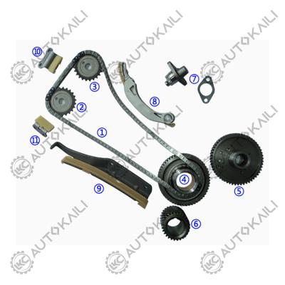 China Timing Chain Kit For 4M41T MONTERO/PAJERO/SHOGUN/TRITON  DOHC 16V 3.2L 1999-2005 for sale