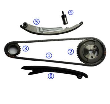 China FIAT PALIO SIENA IDEA STRADA Timing Chain Kit 04777699AA 112L  Wear Resisting for sale