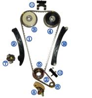 China Plastic PA66 / PA46 Timing Chain Kit For Buick Regal Petrol LTG 2.0T 14-18 for sale