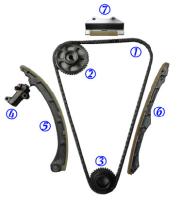 China K24A1 K24Z 14401-PPA-004 HONDA  Chain Timing Kit Without Oil Pump for sale