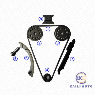 China Timing chain kit for GM/CHEVROLET/BUICK/Cadillac 2.0-A 2.4-B Cobalt HHR Equinox Malibu Hybrid 24461834 148L 12608580 for sale