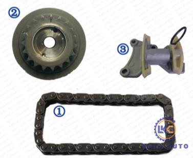 China Timing chain kit for AUDI TT A4 A3 BEETLE VW Golf EOS GTI JETTA GAS DOHC 1984CC 121 CU.IN 2.0L 06D109229A for sale