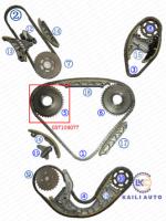 China AUDI 2.7L CANA Timing Chain Assembly VW PHAETON TOUAREG 3.0T CATA CASA CEXA 059109229J 106L 057109218K for sale