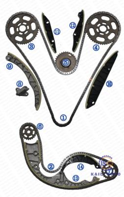 China Engine CRCA CJMA Timing Chain Kit For AUDI VW TOUAREG Q5 Q7 A4 A5 A6 A7 A8 3.0TDI 059109229S for sale