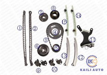 China 53020779 53020778 4.7 Liter DODGE Engine Timing Chain Dakota Durango Ram 1500 106L for sale