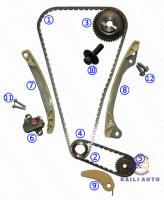 China 1.5L 13028-3AA0A Timing Chain Kit For NISSAN JUKE LATIO MICRA NOTE Engine HR12DE HR15DE for sale