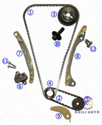 China 1.5L 13028-3AA0A Timing Chain Kit For NISSAN JUKE LATIO MICRA NOTE Engine HR12DE HR15DE for sale