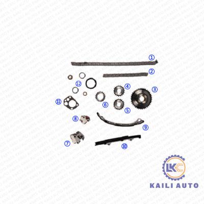 China KA24DE 2.4L Timing Chain Assembly For NISSAN Altima Frontier 13028-9E000 92L 13028-9E010 48L for sale