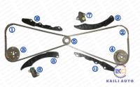 China Timing chain kit for SUBARU Forester Impreza XV Crosstrek Outback Legacy 13143-AA110 130L 13142-AA090 for sale