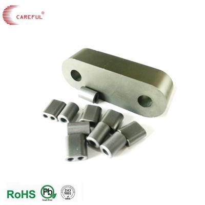 China Balun Rid EMI Suppression Ferrite Core With 2 Holes For Water System for sale