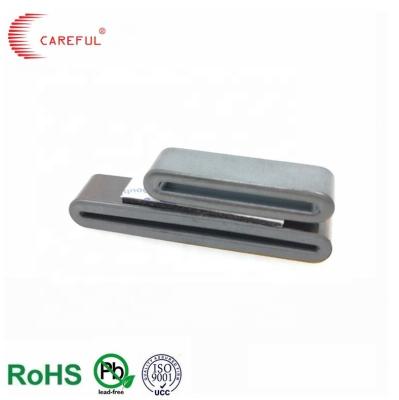 China NiZn MnZn Ferrite Material Flat Cable EMI Ferrite Core FS 49.6x6.5x44x12 for sale