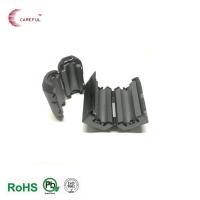 China EMI Noise Suppressor Choke Filter EMI Clamp Cable Ferrite Core Two Pieces Soft Snap On EMI Ferrite Core For Cable for sale