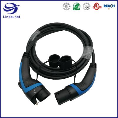 China 32A 250V Connector Wire Harness IP55 EV Charging Trailer Wiring Harness for sale