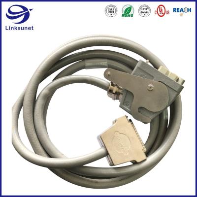 China Heavy Duty Wiring Harness with Han E 600V Male Crimp PC Connector for sale