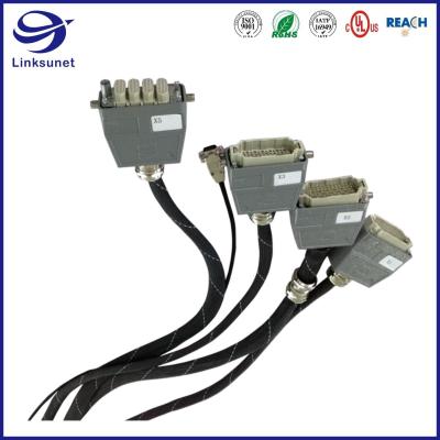 China Metra Crimp Wiring Harness with Heavy Duty Han Modular 30V Female Connectors for sale