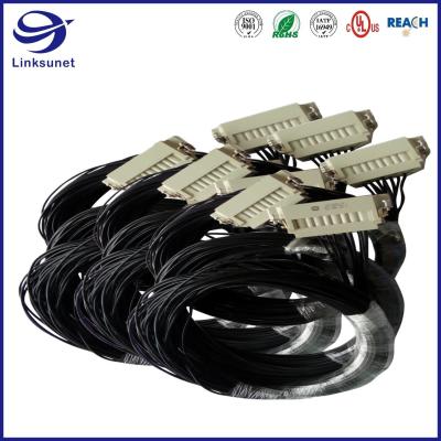 China Gaming machines Wiring Harness with Han A 16A 16pin Grey Rectangular Connectors for sale
