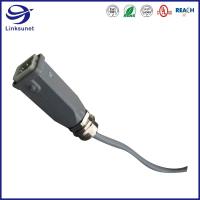 China Heavy Duty Wire Harness with Han Q 600V Male PC Gray Connector for sale