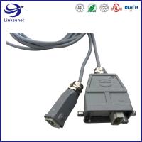 China Heavy Duty Wire Harness with Han Q 600V Male PC Gray Connector for sale