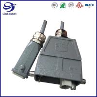 China Heavy Duty Wire Harness with Han Q 600V Male PC Gray Connector for sale
