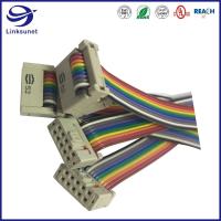 China Custom wiring harness with 3811 1.27mm connector add 26AWG PVC Flat Cables for sale