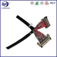 China Industrial wire harness cable assembly with FX15 Plug 1mm 2Rows Connector for sale