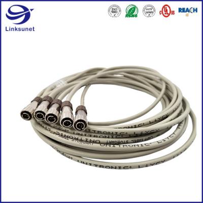 China Telecommunications Wire Harness with LF Zinc Alloy Bayonet Lock PPS Connectors for sale
