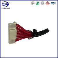 China Industrial wire harness with PA 1 Row 2.0mm Crimp Receptacle connector for sale