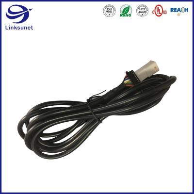 China Motorcycle wiring harness with JWPT 2.0mm Plug Waterproof Connector for sale