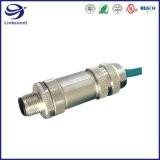 China Custom wire harness with PU Ethernet cable add 125V CAT5E / 6E connector for sale